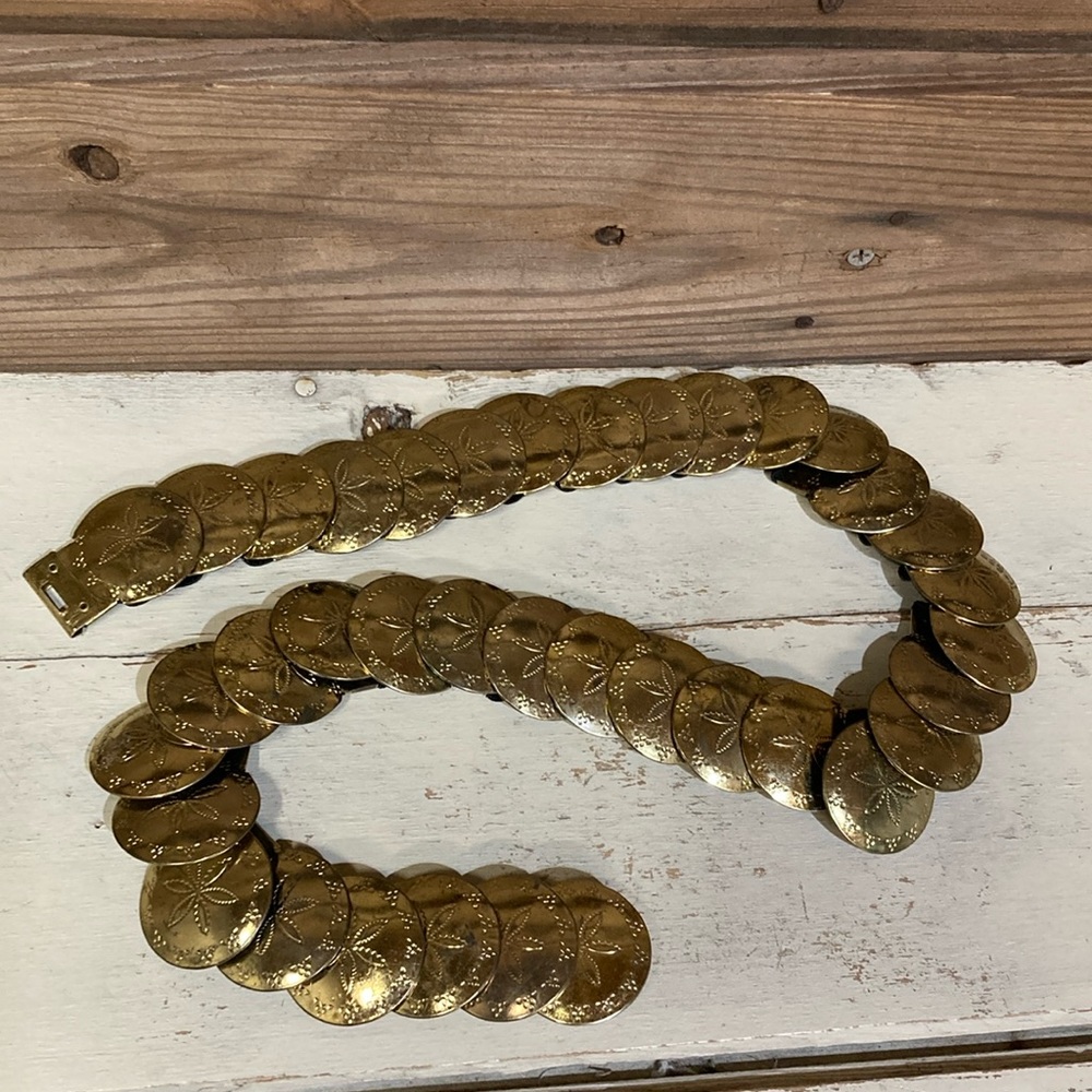 Vintage Medallion Scale Belt - Gem